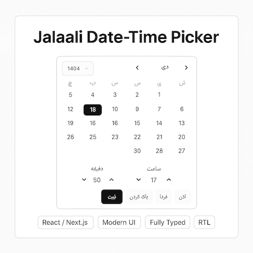 Jalaali Date-Time Picker Demo